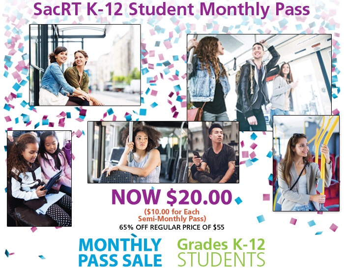 SacRT offers $20 student pass – Sacramento Transit Advocates and Riders ...
