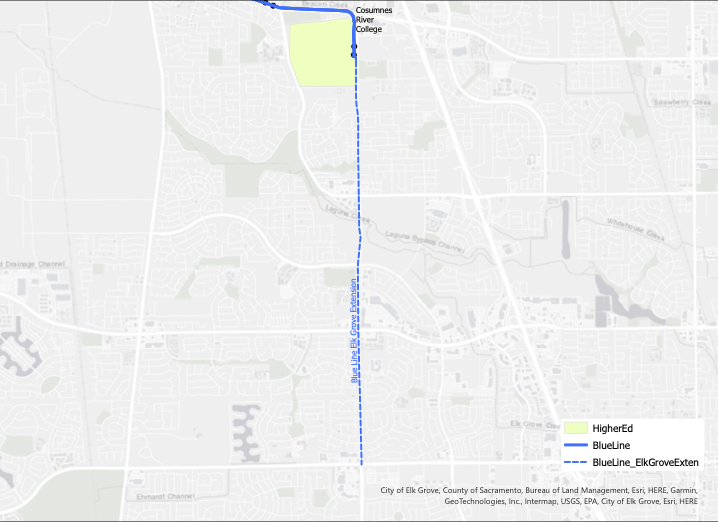 SacRT Blue Line extension to Elk Grove – Sacramento Transit Advocates ...