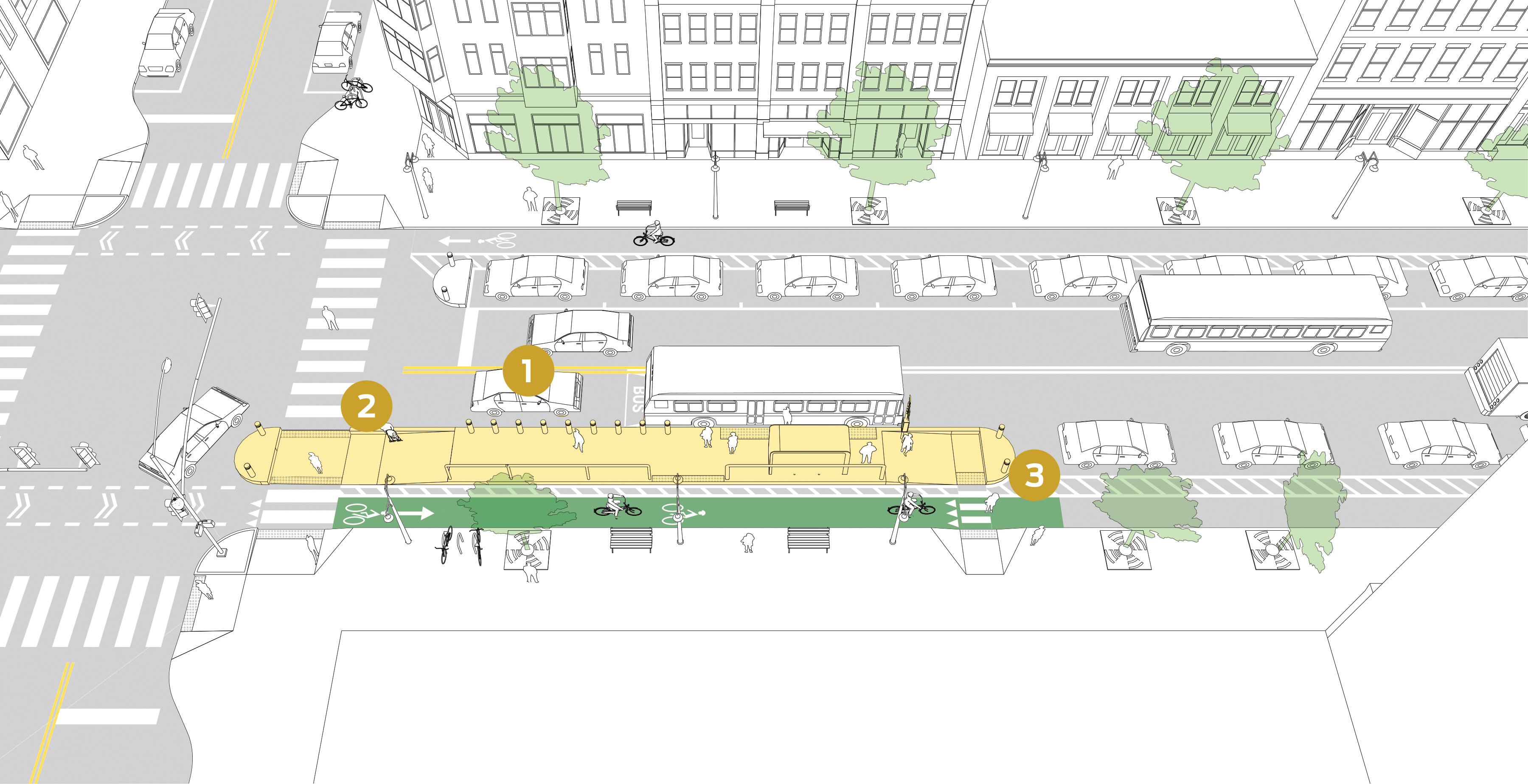 bus stops & protected bike lanes – Sacramento Transit Advocates and ...