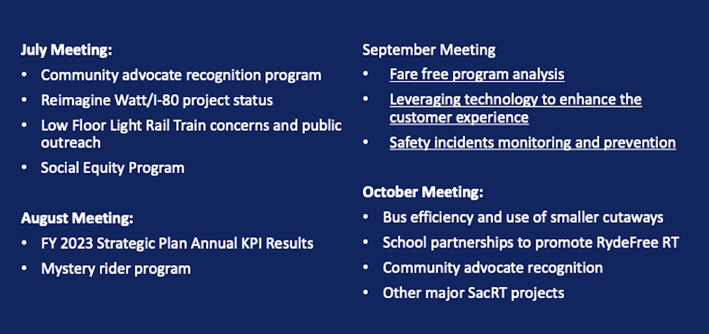 SacRT presentation on ongoing projects and initiatives – Sacramento ...